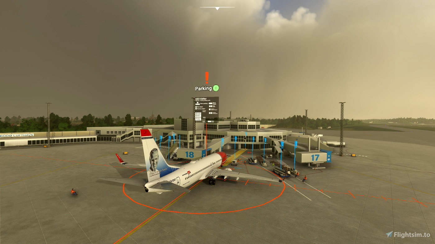 GSX profile - Bodø Airport ENBO for Microsoft Flight Simulator | MSFS