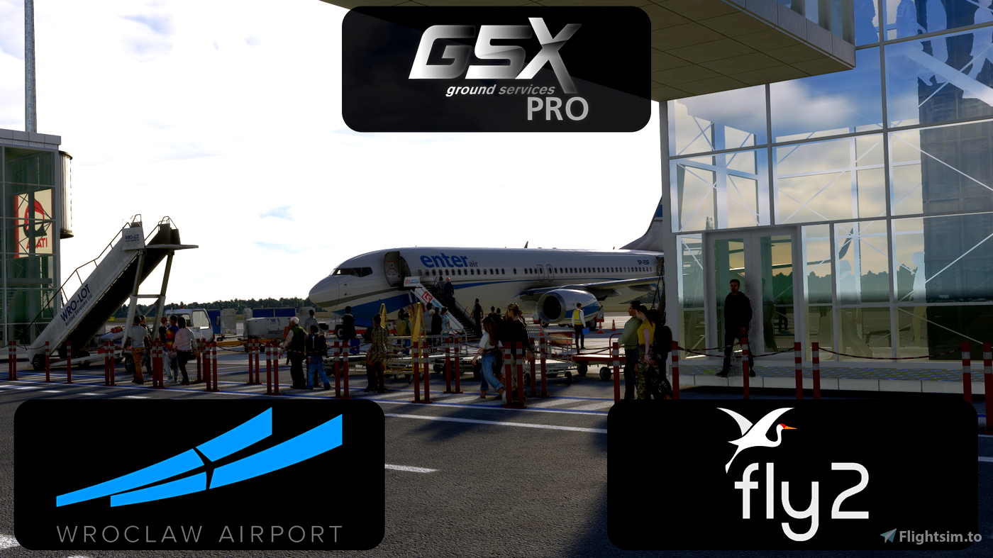 [GSX PROFILE] [FLY2HIGH] EPWR Wroclaw for Microsoft Flight Simulator | MSFS