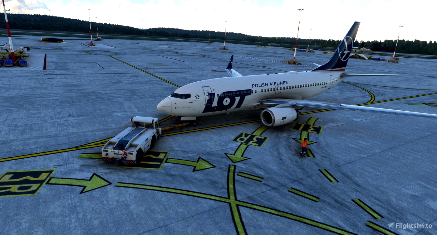 GSX profile for Krakow Airport EPKK by Flydesigne for Microsoft Flight ...