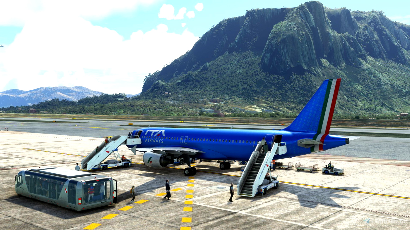 GSX Profile - LICJ Palermo (AmSim) for Microsoft Flight Simulator | MSFS