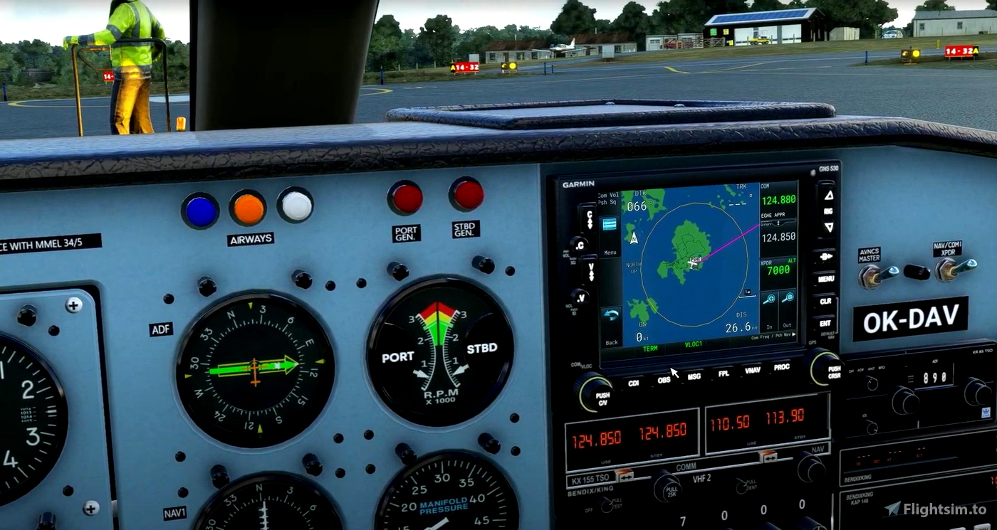 GTN750/650 panel mod for BN2 Islander V2 für Microsoft Flight Simulator ...