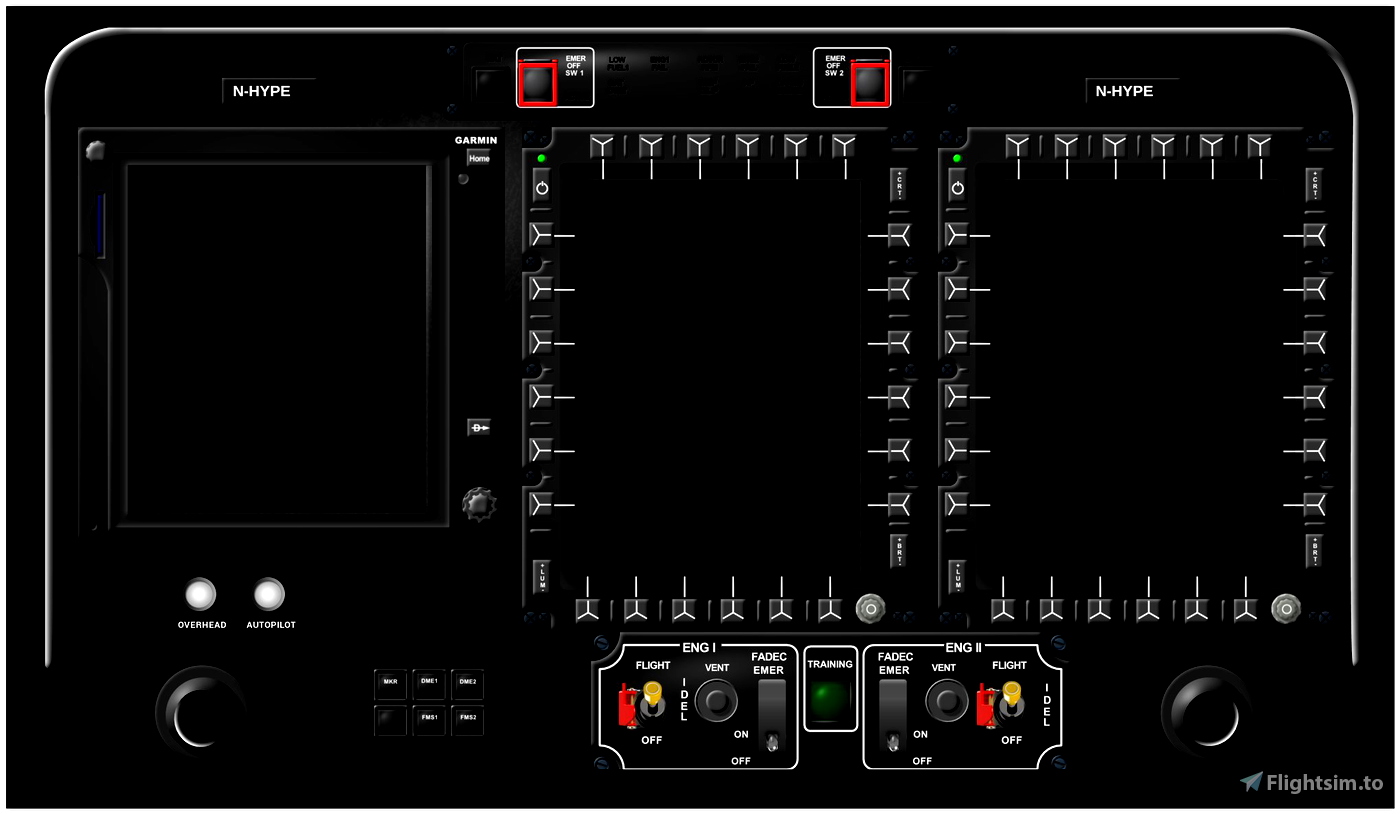 H-145 HPG Air Manager Instruments for Microsoft Flight Simulator | MSFS