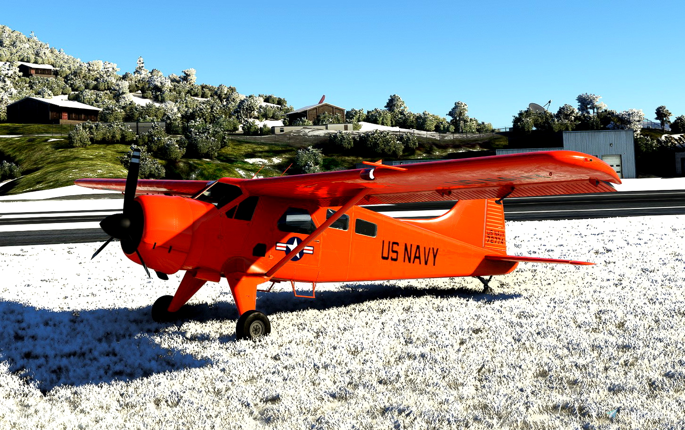 Havilland DHC-2 Beaver US NAVY Orange livery (shiny finish). pour ...