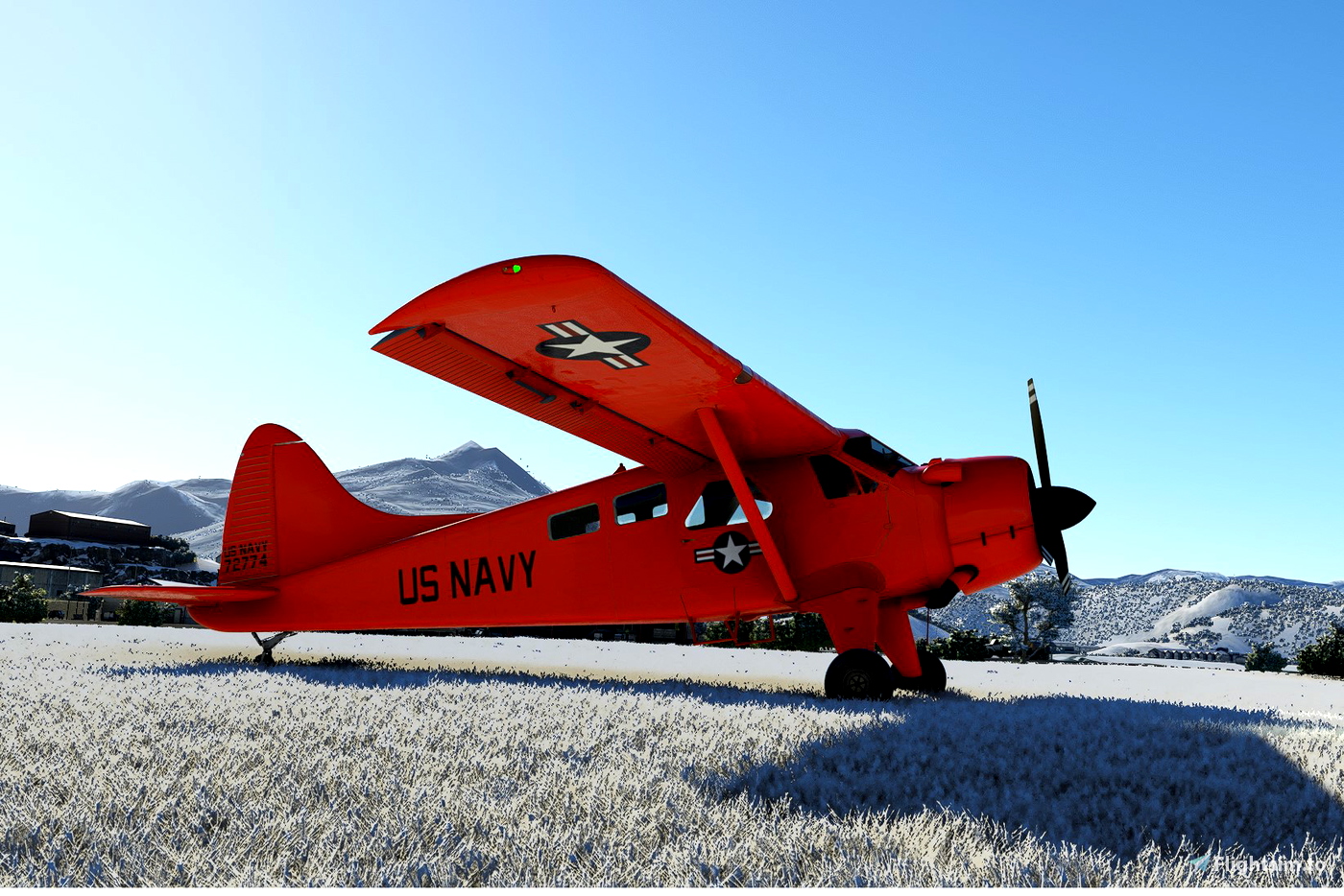 Havilland DHC-2 Beaver US NAVY Orange livery (shiny finish). pour ...