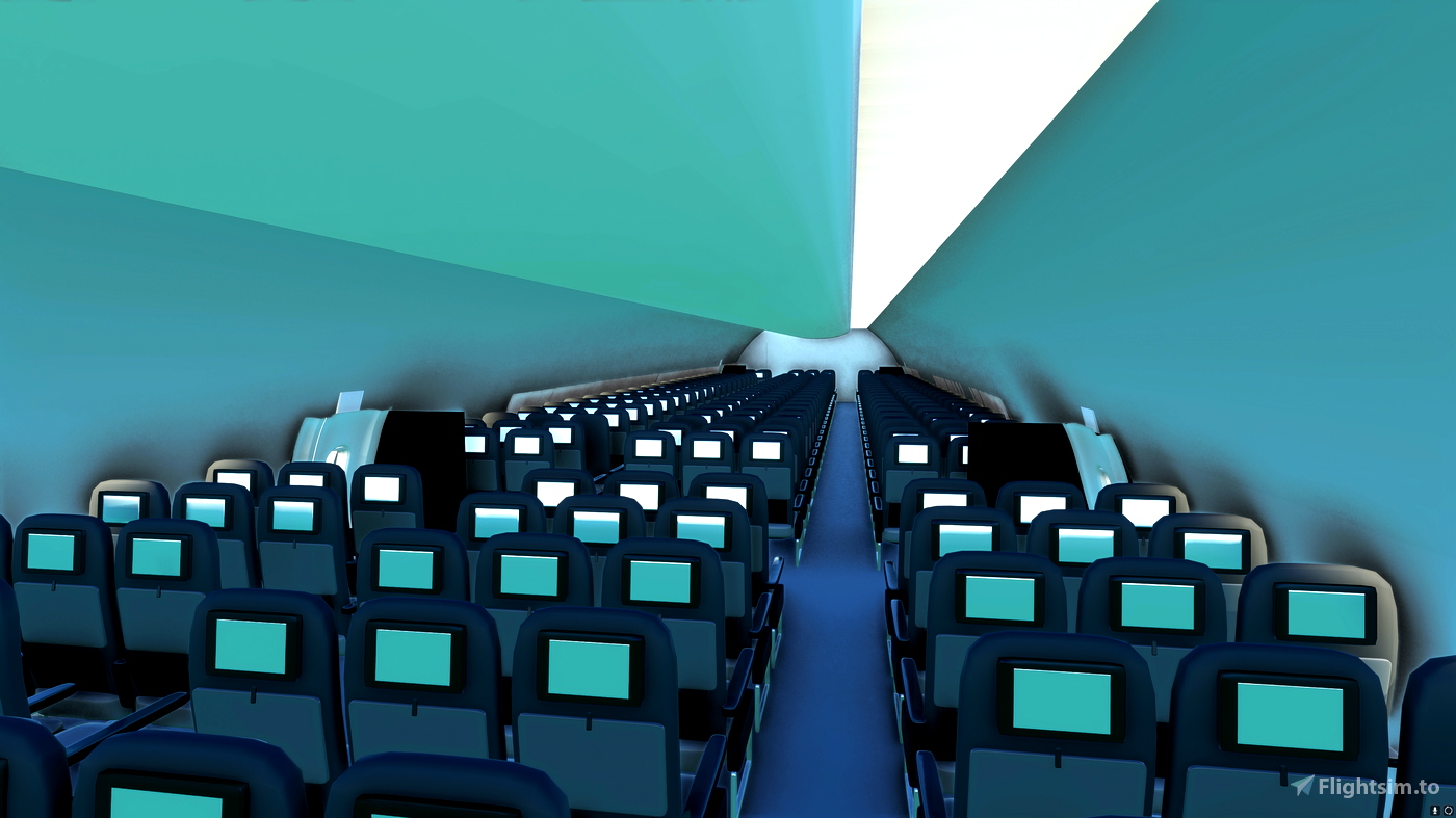 Headwind A330-900neo - MODELLED CABIN / INTERIOR (DEVELOPMENT VERSION ...