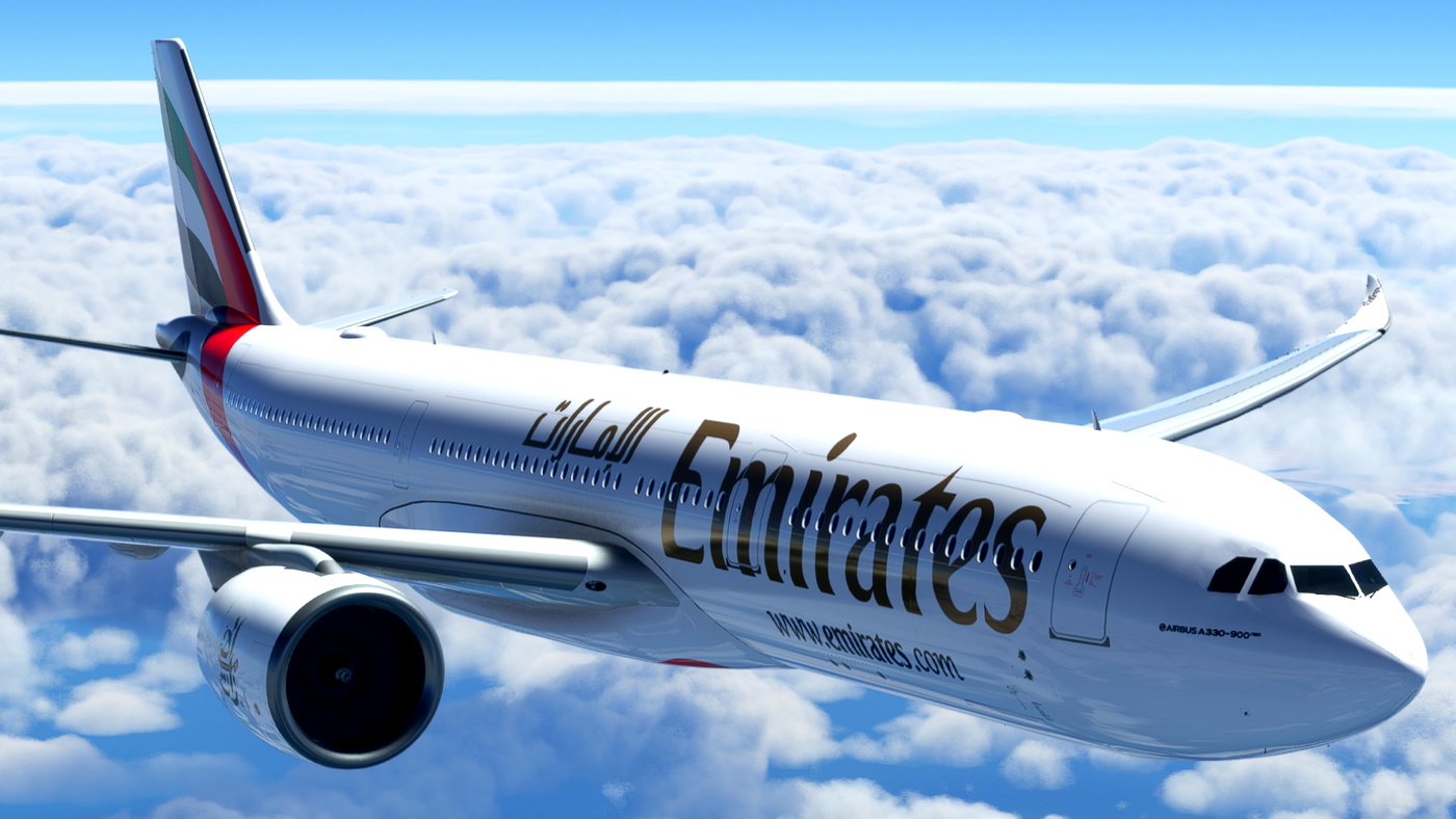 Headwind A330-900neo Emirates with & without mask 8K för Microsoft ...