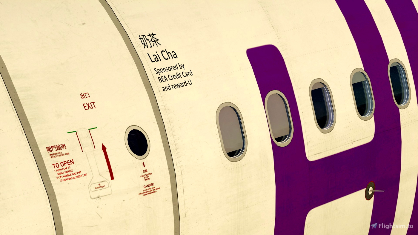 HK Express B-LCH + Cabin - Fenix A320 (Hong Kong Express) for Microsoft ...