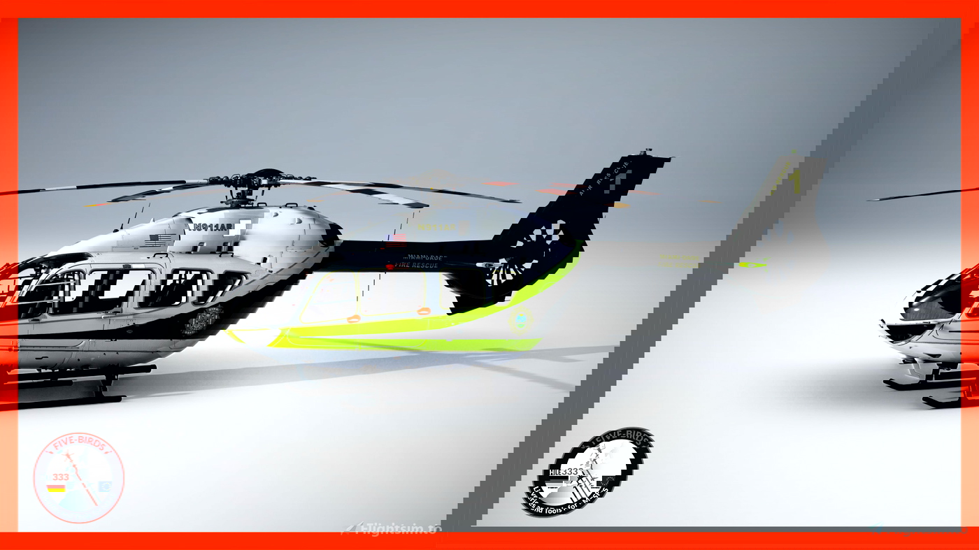 HPG H145 Action Pack Livery - Miami-Dade Fire Rescue - N911AR - EMS and FF Variant for Microsoft ...