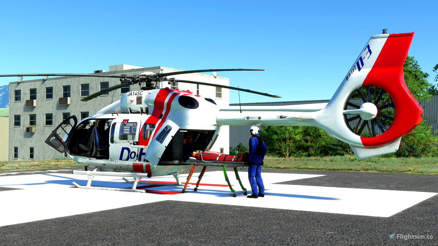 HPG H145 BK117D-3 | Central Helicopter Service | JA145C for Microsoft ...