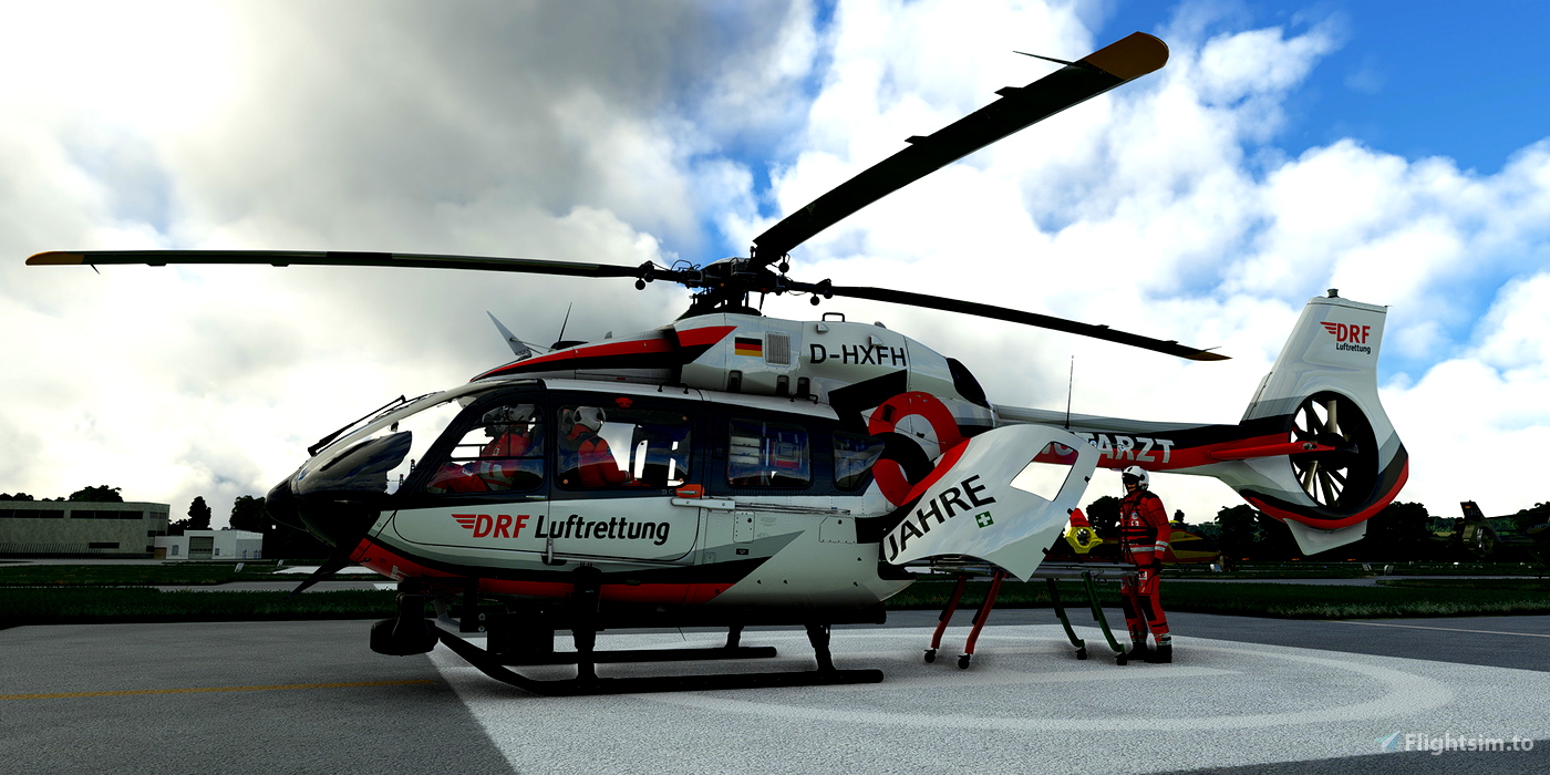 HPG H145 DRF D-HXFH 50 Jahre / EMS for Microsoft Flight Simulator | MSFS