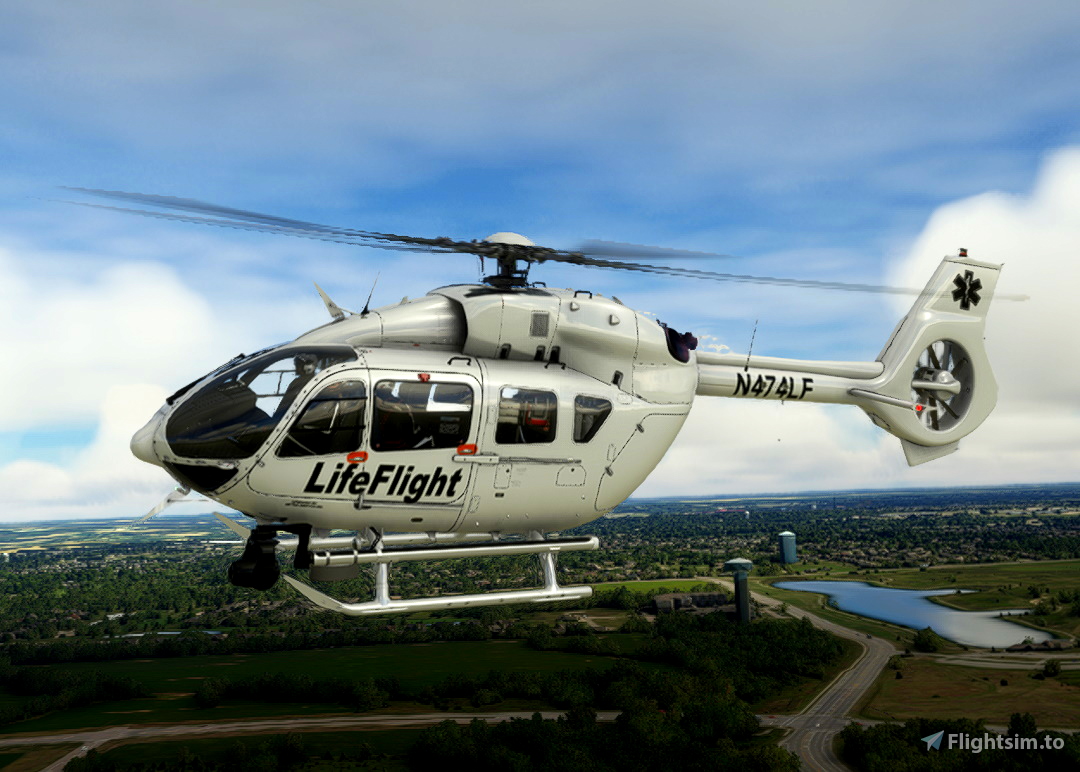 HPG H145 HEMS White LifeFlight (Use anywhere) for Microsoft Flight ...