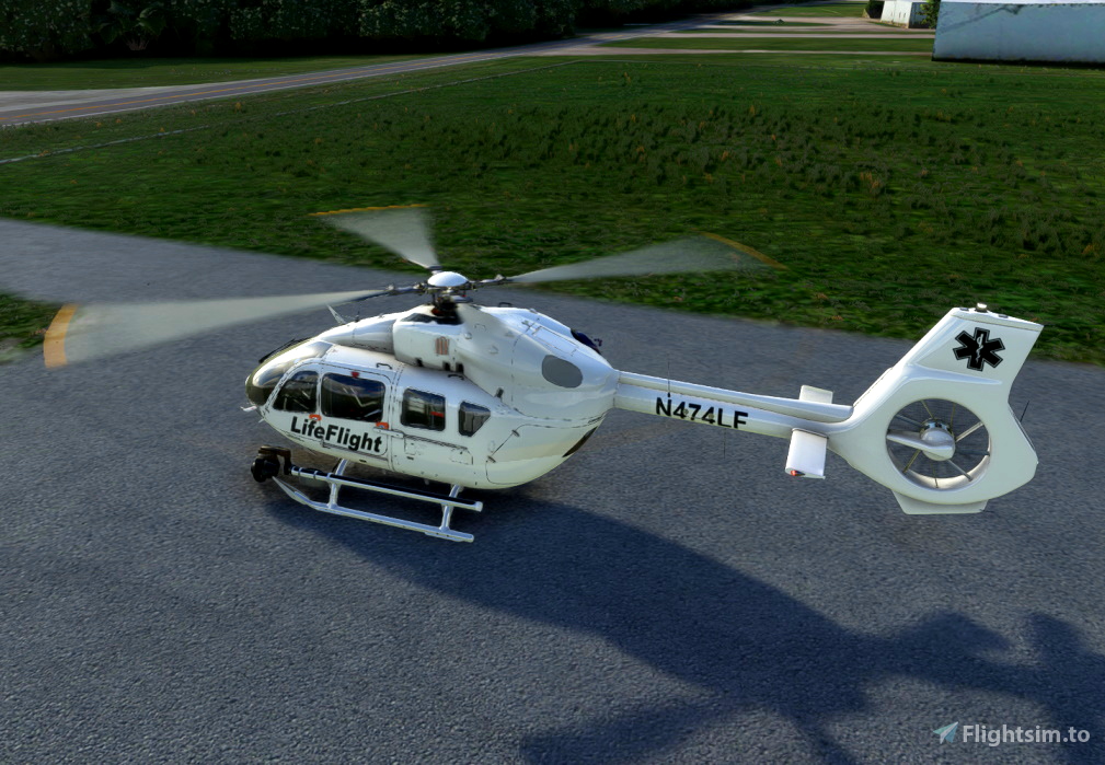 HPG H145 HEMS White LifeFlight (Use anywhere) for Microsoft Flight ...