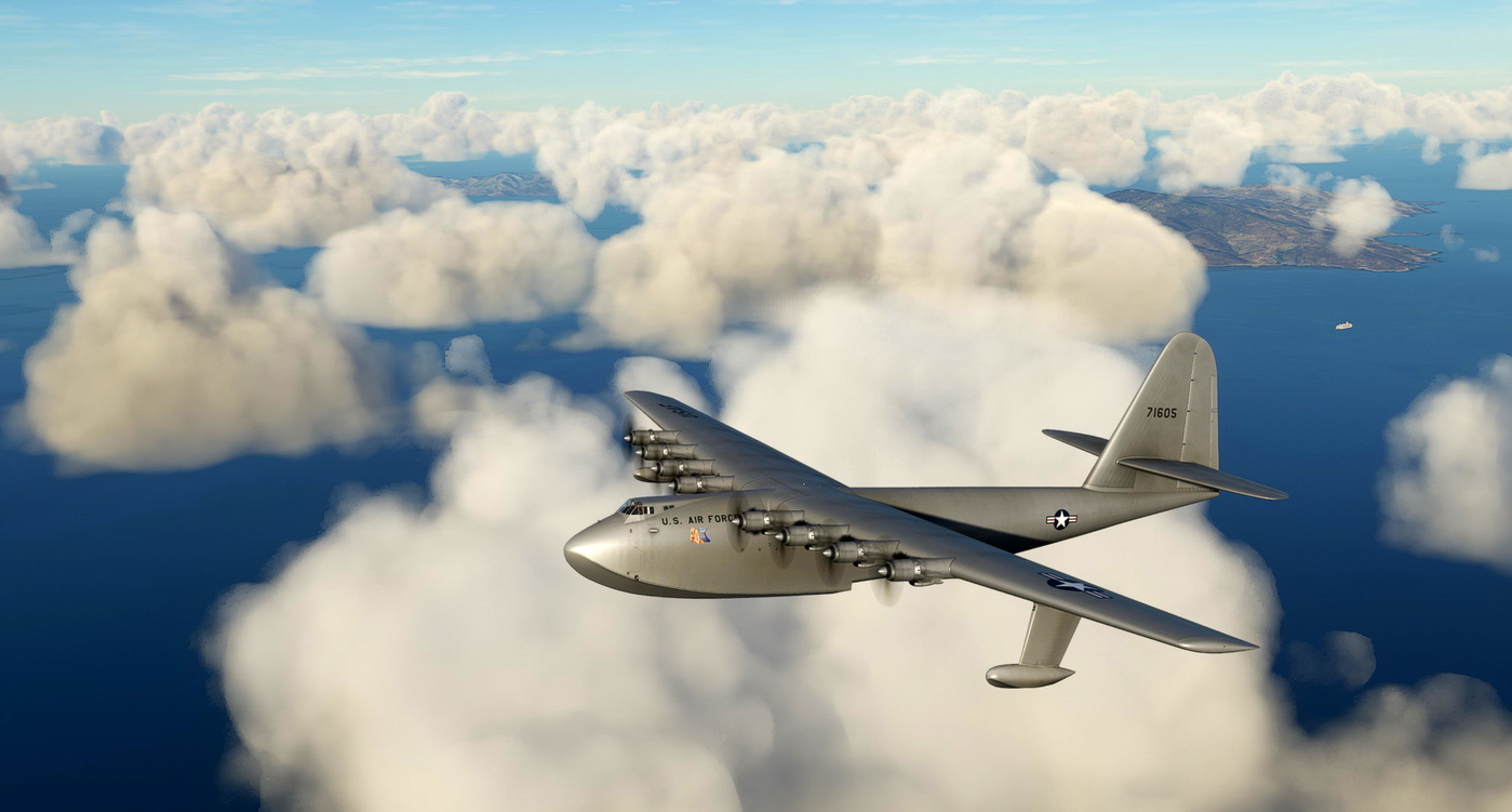 Hughes H-4 Hercules US Air Force for Microsoft Flight Simulator | MSFS