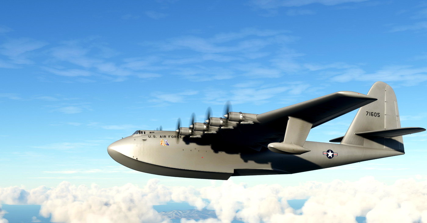 Hughes H-4 Hercules US Air Force for Microsoft Flight Simulator | MSFS