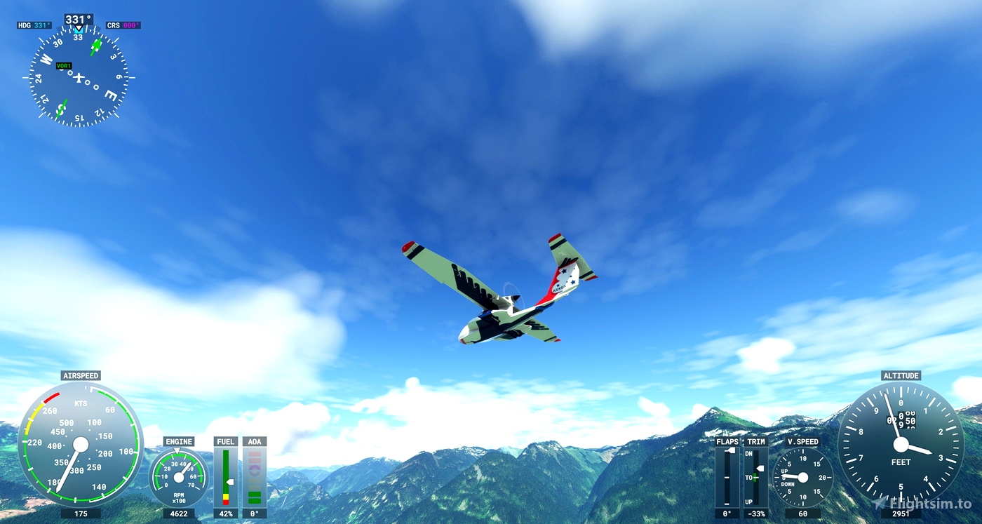 Icon A5 Thunderbird Livery for Microsoft Flight Simulator | MSFS