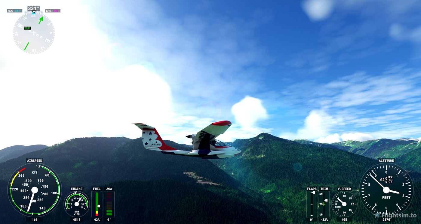 Icon A5 Thunderbird Livery for Microsoft Flight Simulator | MSFS