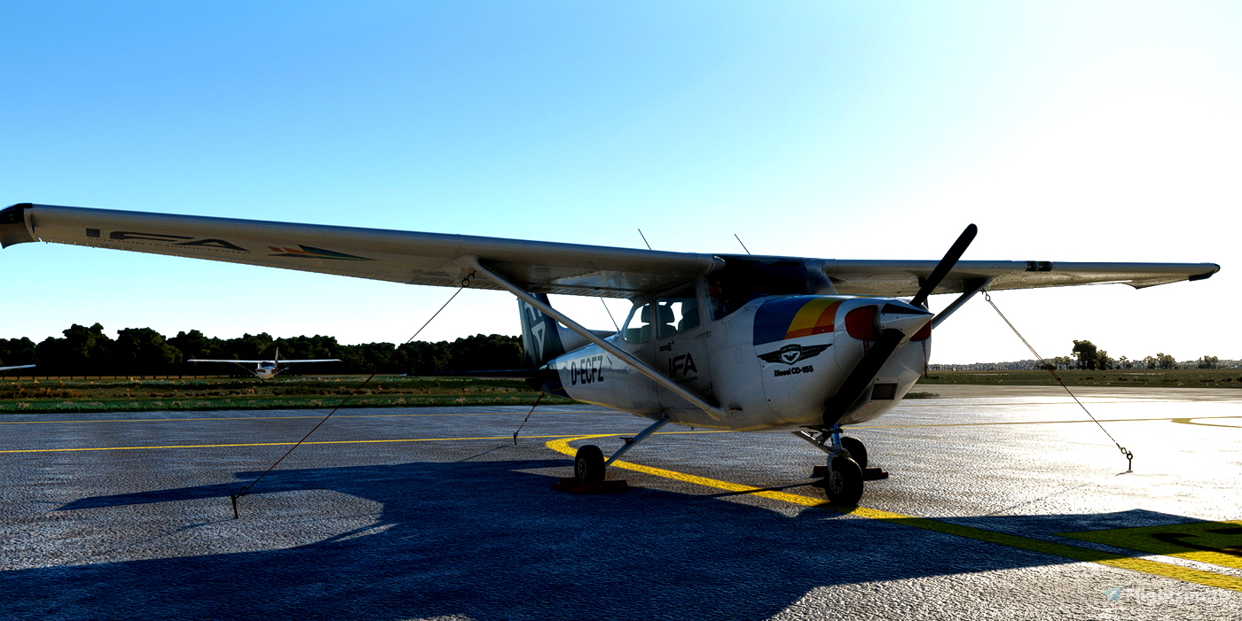 IFA C172 Livery (D-ECFZ) (WBSim C172) for Microsoft Flight Simulator | MSFS