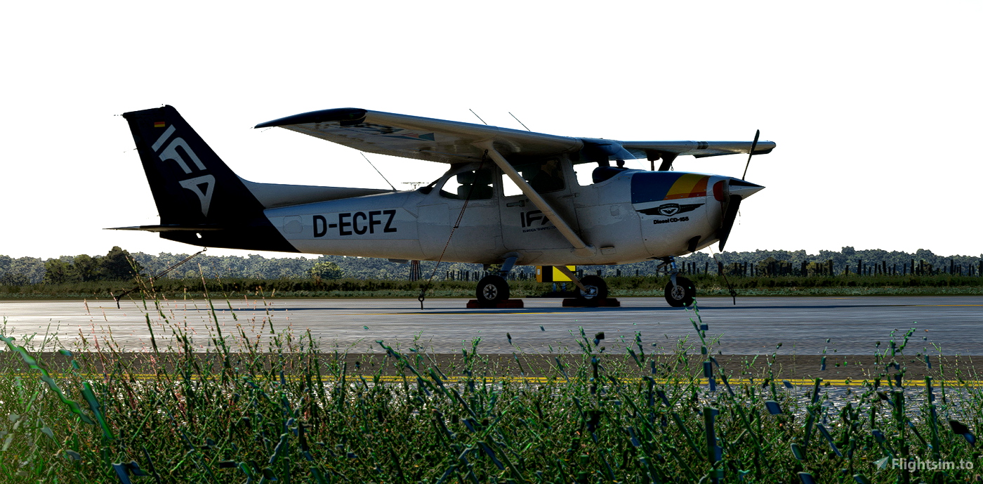 IFA C172 Livery (D-ECFZ) (WBSim C172) for Microsoft Flight Simulator | MSFS