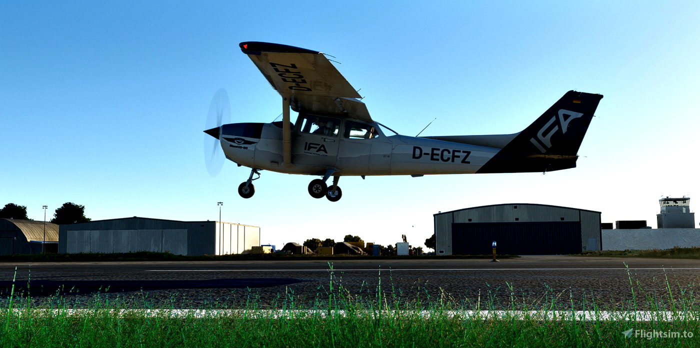 IFA C172 Livery (D-ECFZ) (WBSim C172) for Microsoft Flight Simulator | MSFS