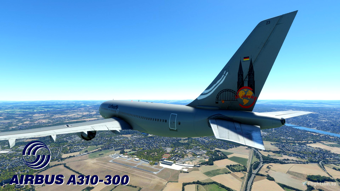 iniBuilds A310 Luftwaffe Flotte (German Air Force fleet) for Microsoft Flight Simulator | MSFS