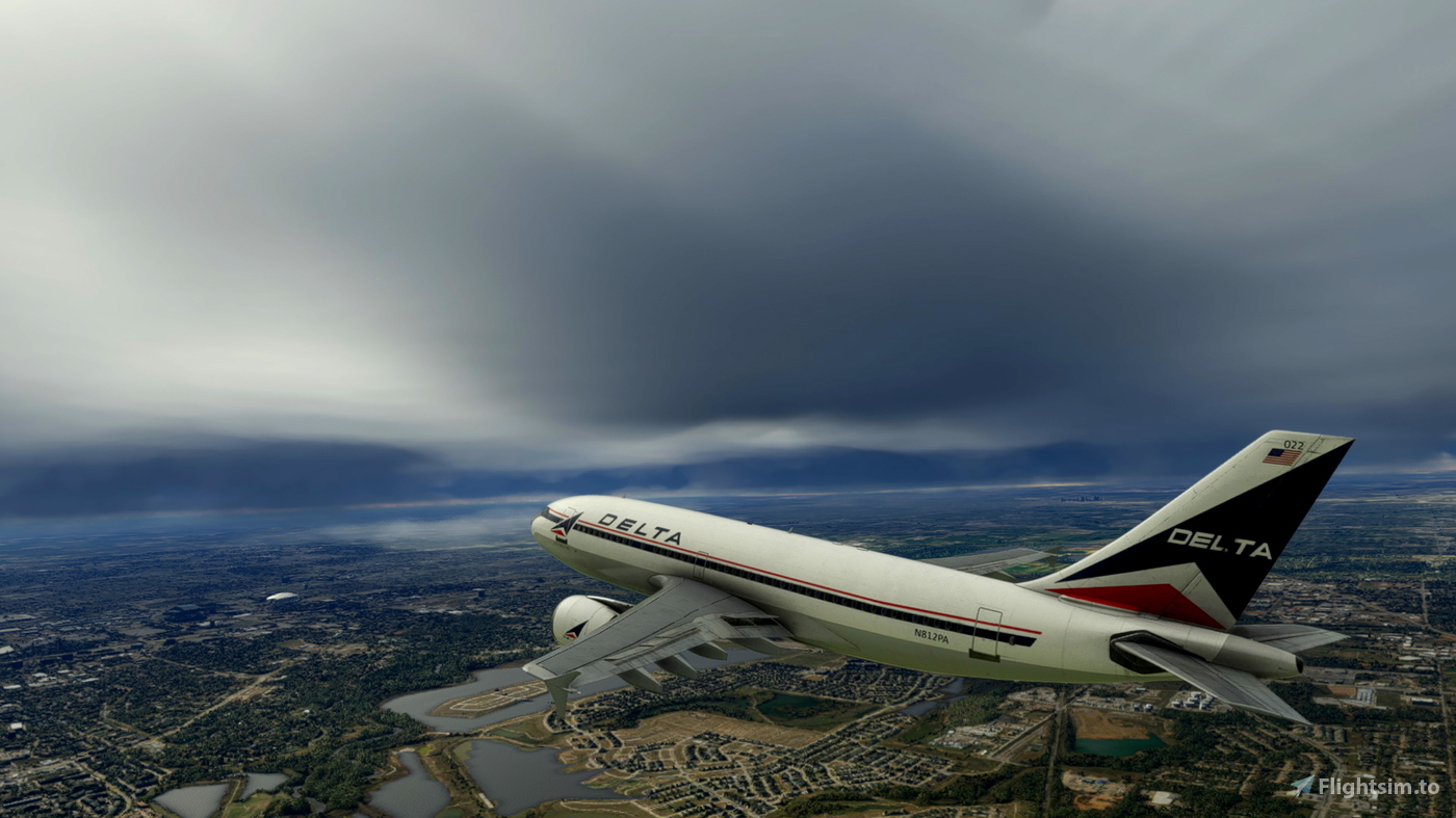 iniBuilds Airbus A310-300 Delta Classic Livery N812PA for Microsoft Flight Simulator | MSFS
