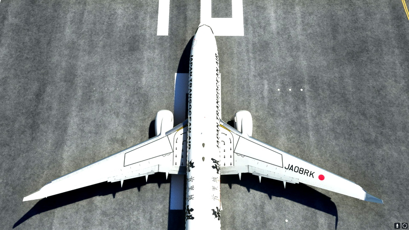 JAPAN TRANSOCEAN AIR (JA08RK) "Shuri-jo Caste" for Microsoft Flight ...