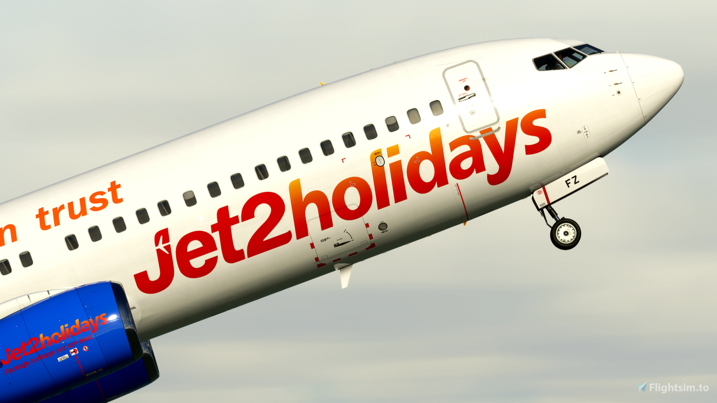 Jet2 Holidays (3-Pack) - PMDG 737-800 for Microsoft Flight Simulator | MSFS