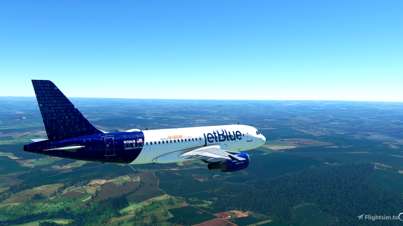 JETBLUE BINARY A319CEO 8K for Microsoft Flight Simulator | MSFS