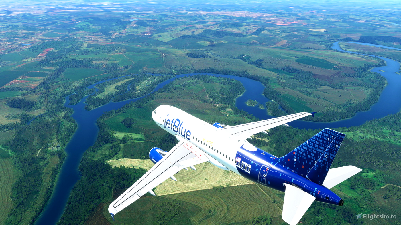 JETBLUE BINARY A319CEO 8K for Microsoft Flight Simulator | MSFS
