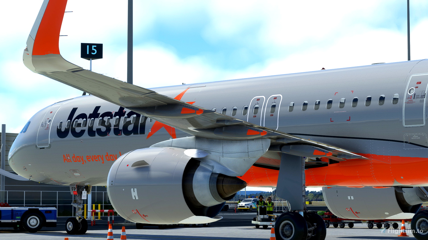 Jetstar LatinVFR A321 Neo LR VH-OFP for Microsoft Flight Simulator | MSFS
