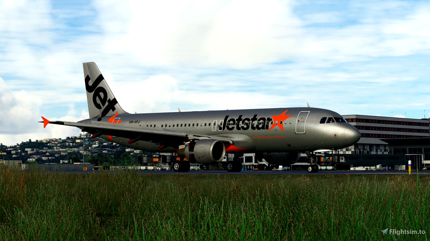 Jetstar VH-VFJ + Cabin - Fenix A320 for Microsoft Flight Simulator | MSFS