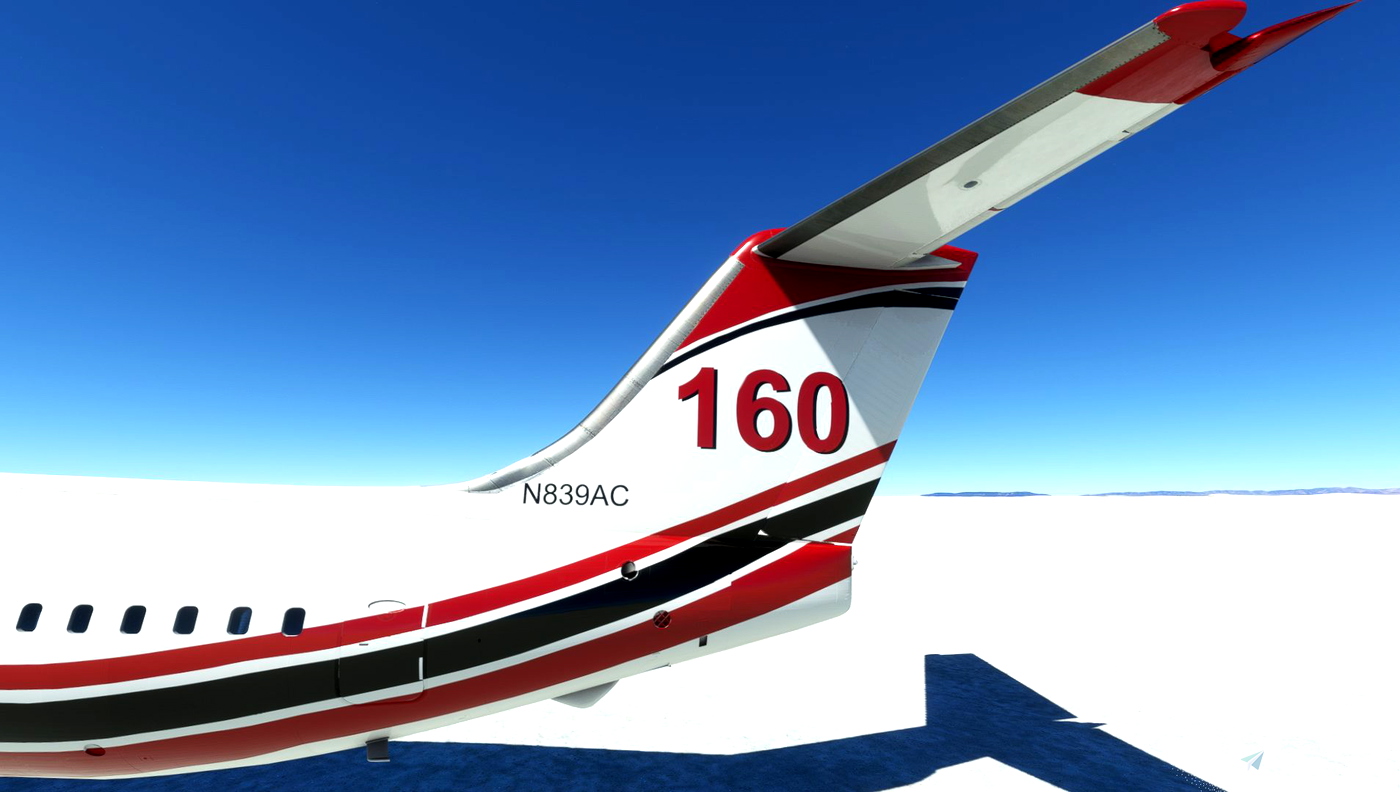 Just Flight BAe146 Aeroflite Tanker 160 のために Microsoft Flight Simulator ...