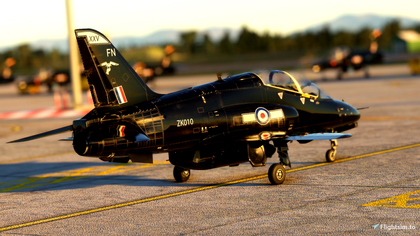 Just Flight Hawk T1 A 25 Sqn Hawk T1 Fictional Textures For Microsoft Flight Simulator Msfs