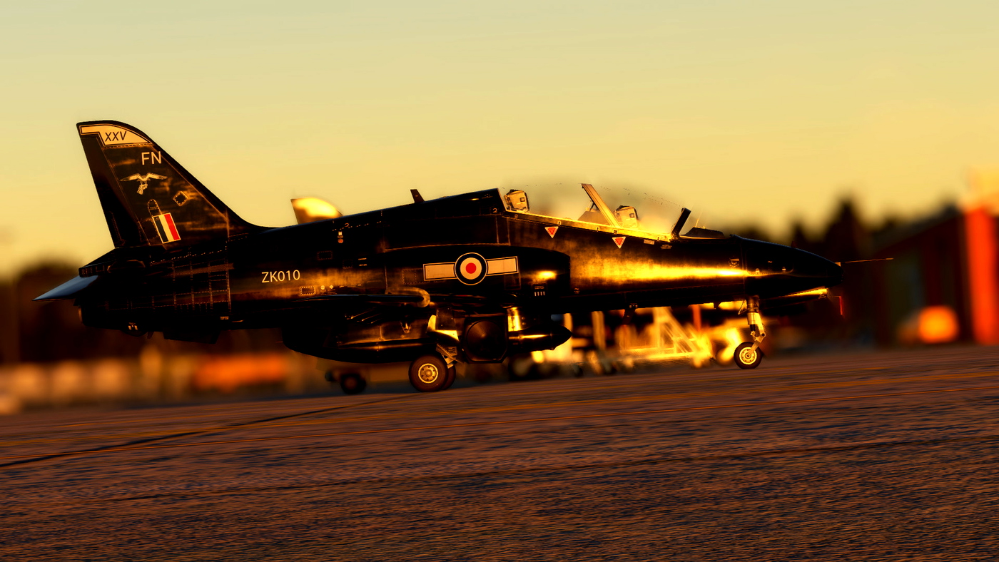 Just Flight Hawk T1.A 25 Sqn Hawk T1 (fictional) Textures for Microsoft ...