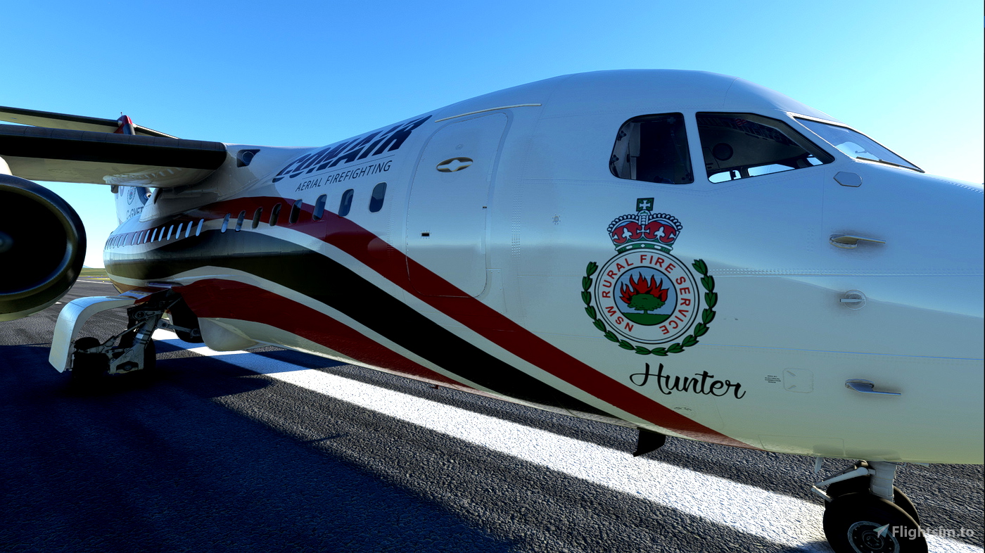 JustFlight BAe-146 - 200 Conair Tanker 166 NSW Rural Fire Service for ...