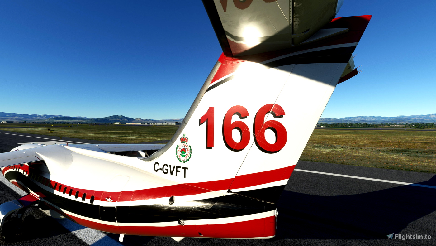JustFlight BAe-146 - 200 Conair Tanker 166 NSW Rural Fire Service for ...