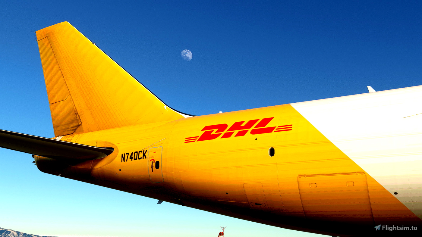 Kalitta Air/DHL 747-8 BCF N740CK for Microsoft Flight Simulator | MSFS