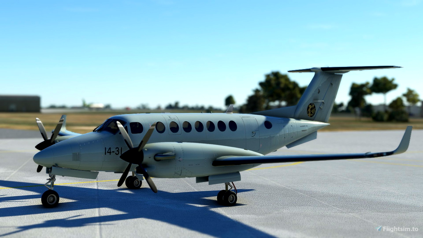 King Air 350ER ITAF MM62317 for Microsoft Flight Simulator | MSFS