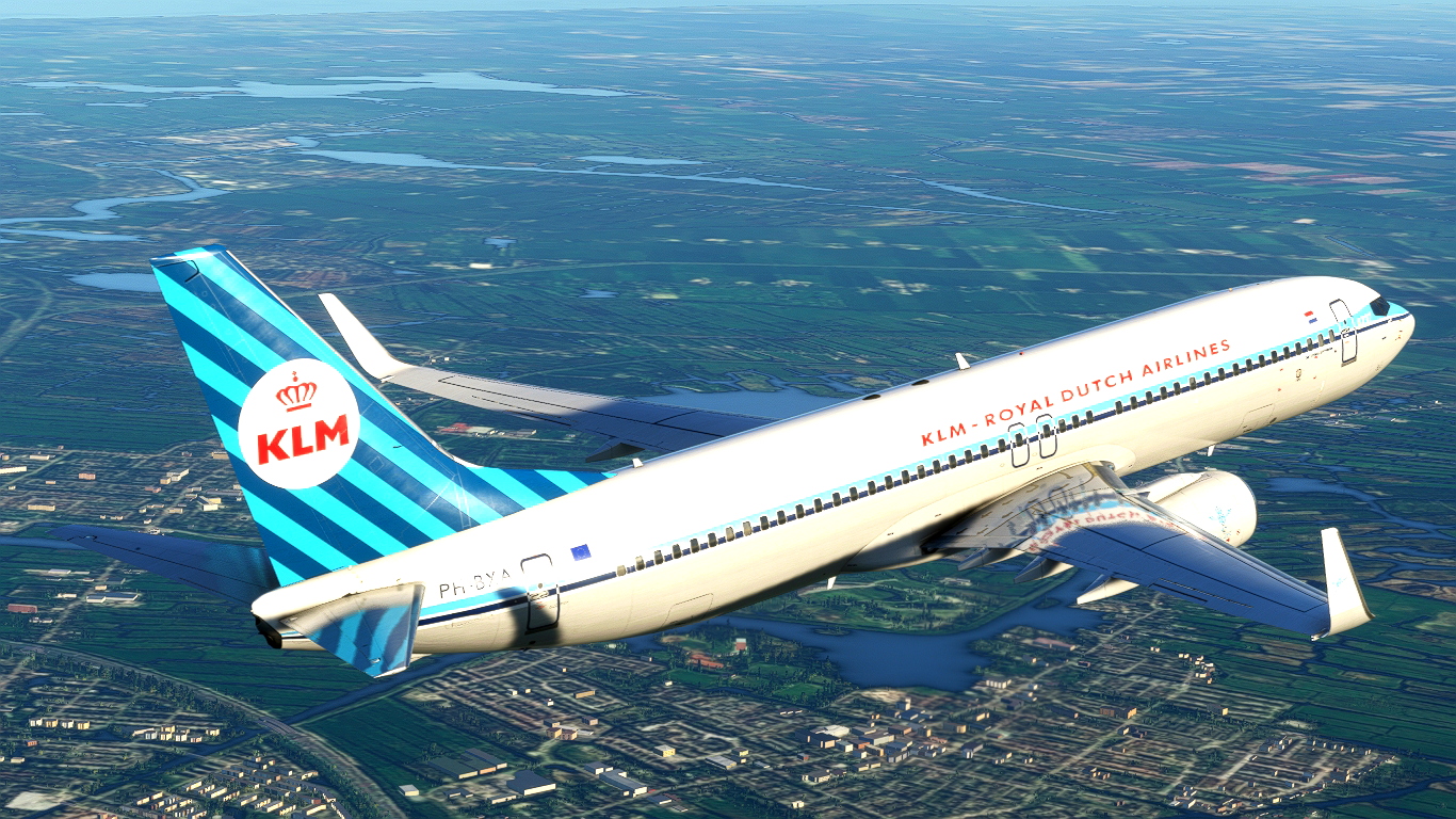 KLM Royal Dutch Airlines "95 Years" PH-BXA for Microsoft Flight ...
