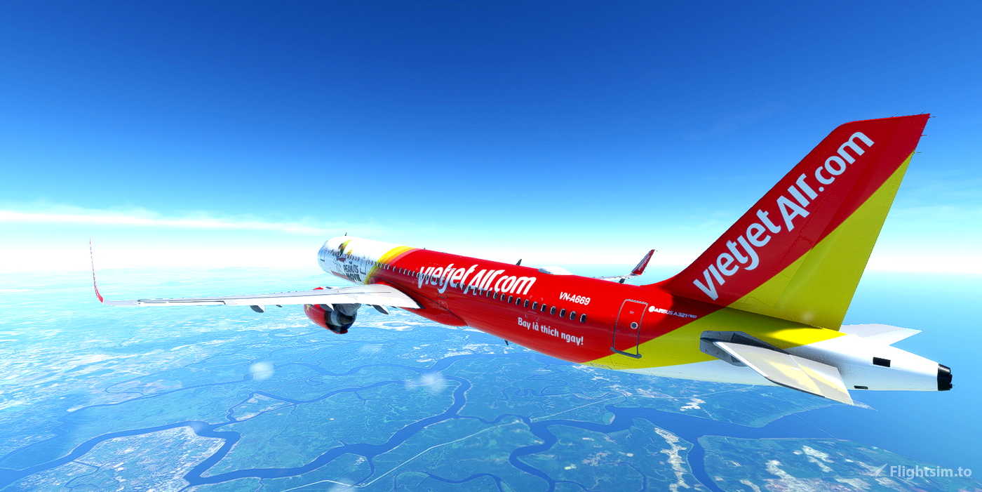 LatinVFR A321 NEO (PW) - Vietjet Air for Microsoft Flight Simulator | MSFS
