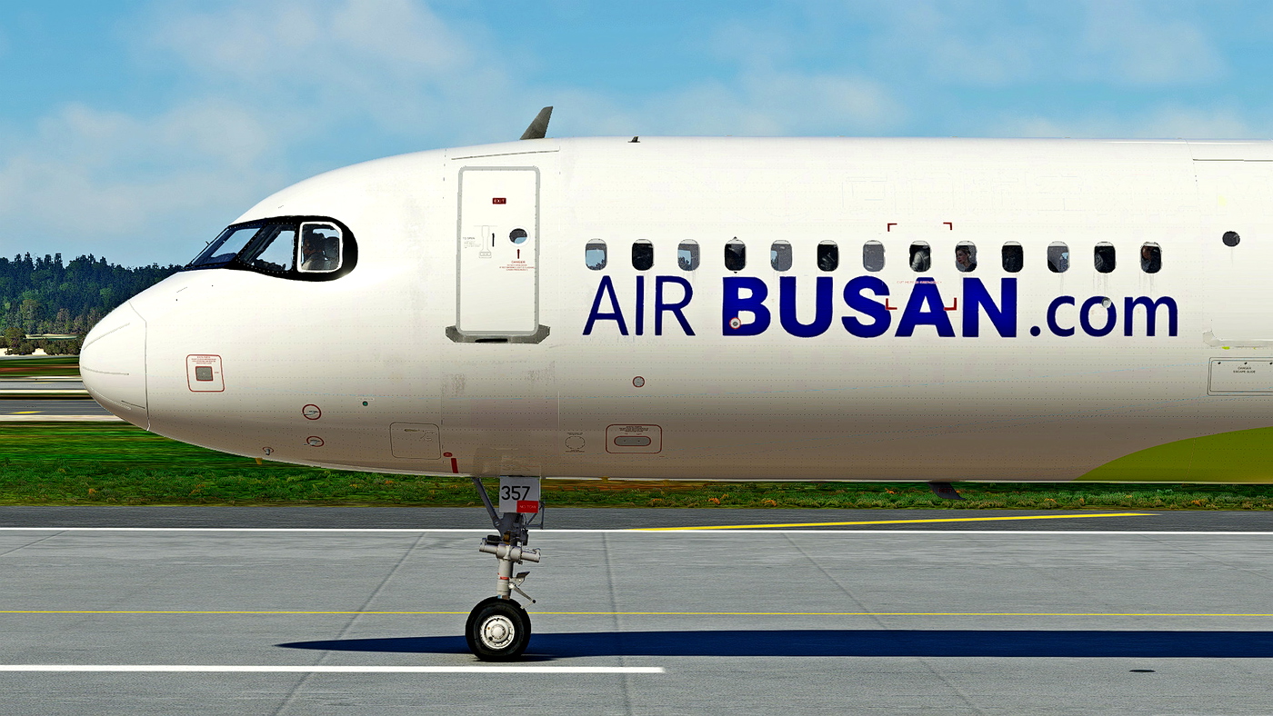 LatinVFR A321neo -LEAP Air Busan 에어부산 HL8357 8K for Microsoft Flight ...