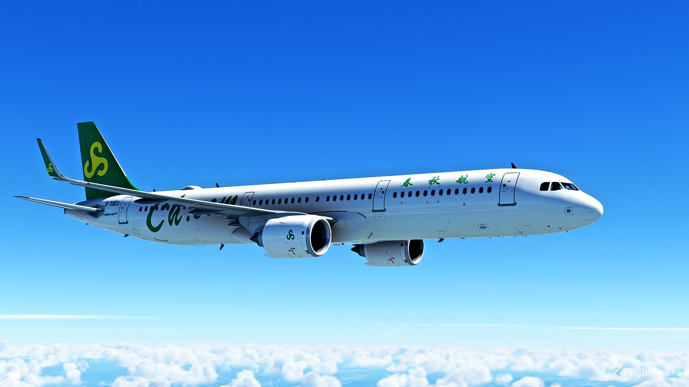 LatinVFR A321neo -LEAP Spring Airlines 春秋航空 B-30EU for Microsoft Flight ...