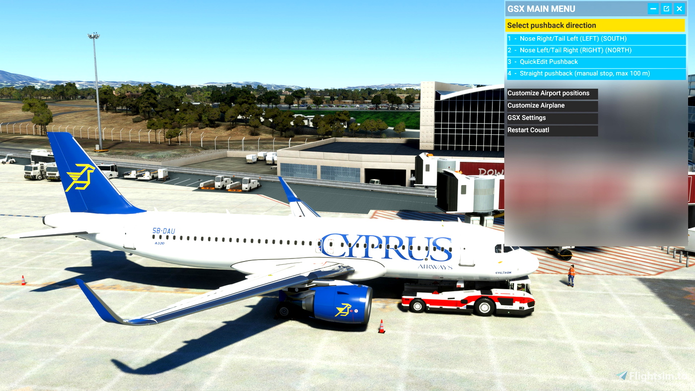 Lclk Larnaca Intl Airport Cyprus Gsx Profile Justsim For Microsoft Flight Simulator Msfs
