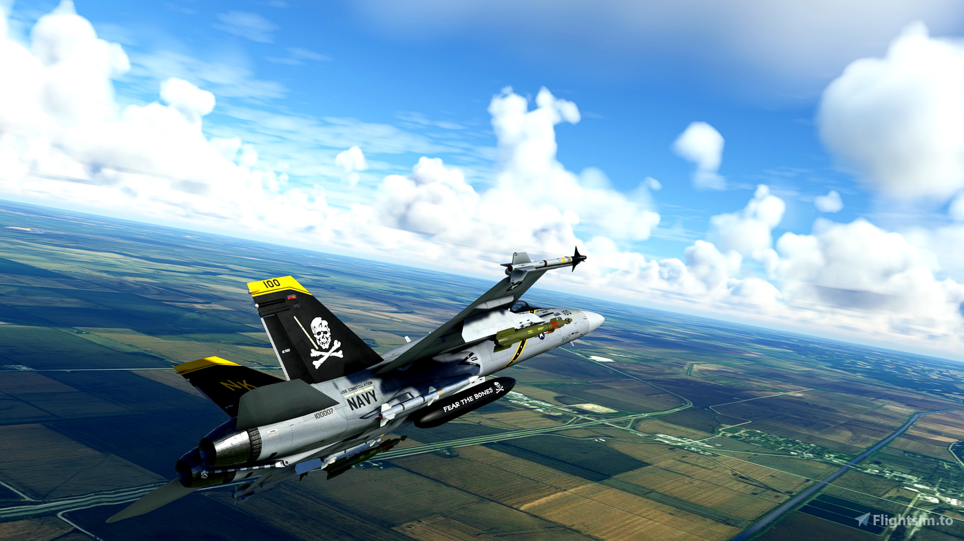 Legacy F/A-18C Jolly Rodgers for Microsoft Flight Simulator | MSFS
