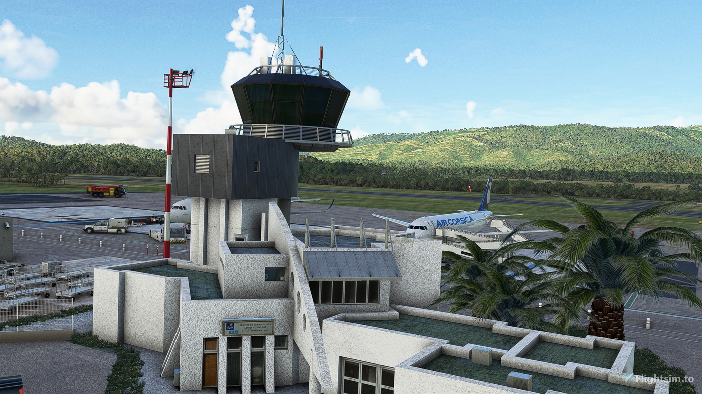 FSX3D - LFKF - Figari-Sud-Corse for Microsoft Flight Simulator | MSFS