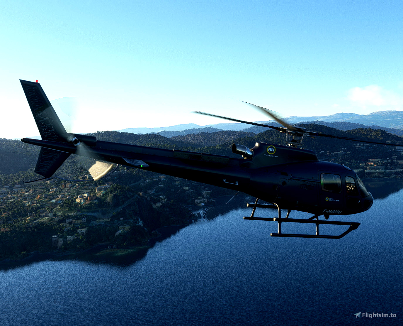 Livery Cowan Sim H125 AZUR HELICOPTERE F-HAHG voor Microsoft Flight ...