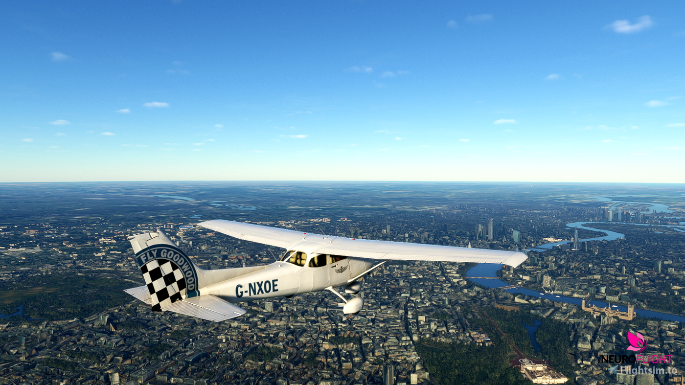 Livery for Asobo Cessna 172 Classic FLY GOODWOOD, registration G-NXOE ...
