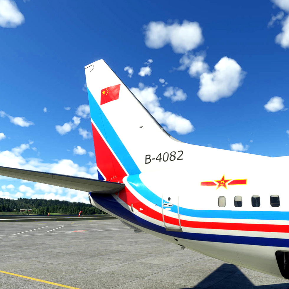 [Livery] PMDG 737-800 Air Force of the CPLA (B-4082 - 2022) for Microsoft Flight Simulator | MSFS