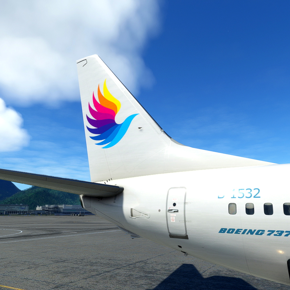 [Livery] PMDG 737-800 Donghai Airlines (B-1532 - 2022) 对于 Microsoft Flight Simulator | MSFS