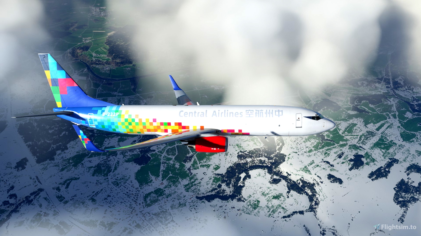 [Livery] PMDG 737-800BCF Central Airlines (B-222P) for Microsoft Flight ...